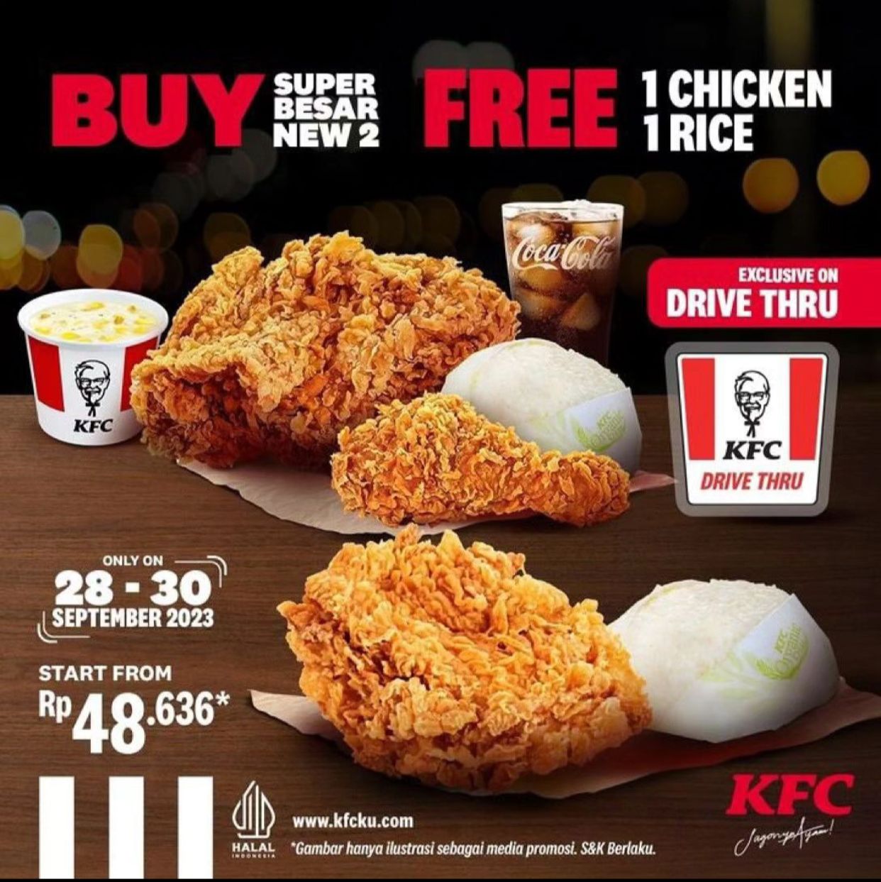 Promo KFC, Nikmati Promo Buy 1 Get 1 di AKhir Bulan Ini! – jabarekspres.com