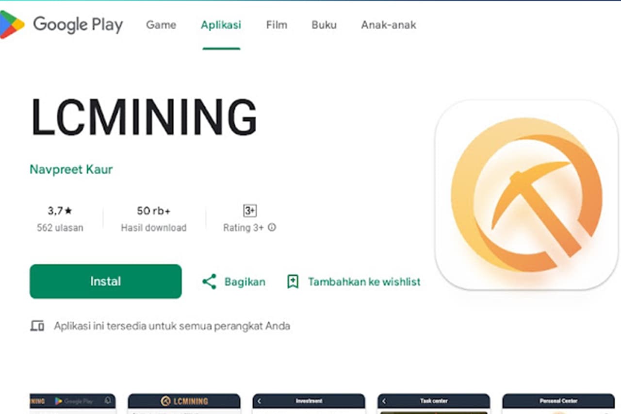 Aplikasi Penghasil Uang LC Mining Diduga Melakukan Penipuan ...