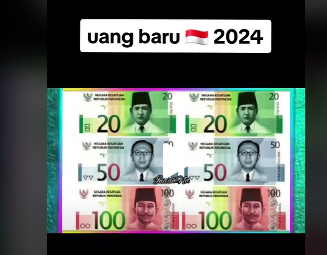 Gambar Uang Rupiah Indonesia Terbaru 2024 Viral di Medsos, Ini Kata BI ...