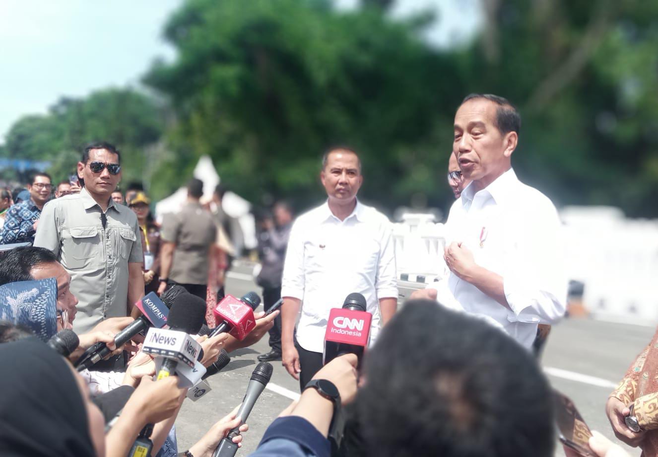 Resmikan Jembatan Otista di Bogor, Ini Kesaksian Presiden Jokowi ...