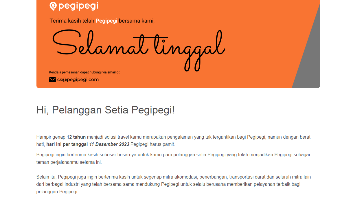 Usai 12 Tahun Berdiri Kini Pegipegi Bangkrut, Industri Startup di Ujung ...