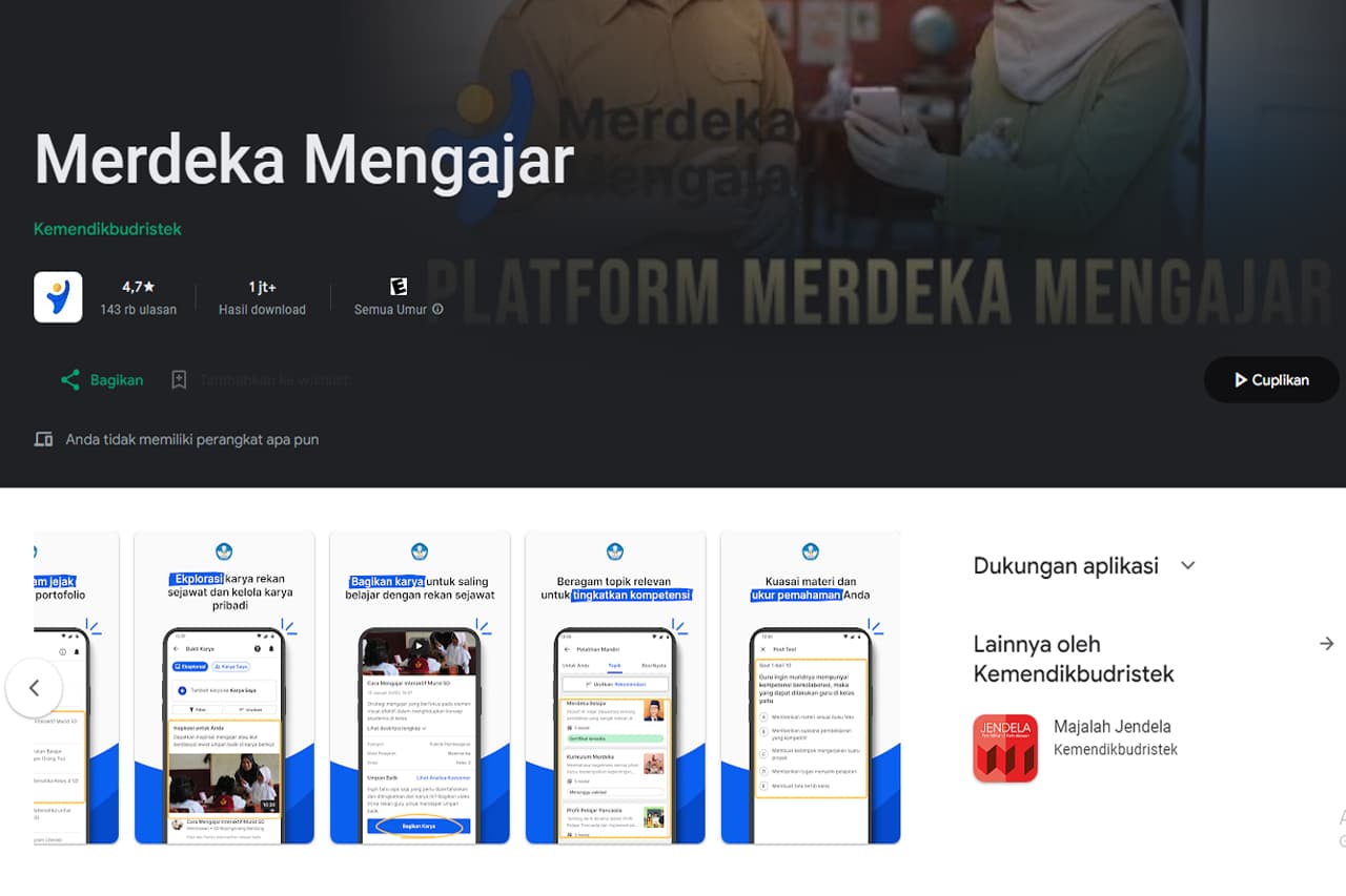 Link Download Aplikasi Merdeka Mengajar – jabarekspres.com