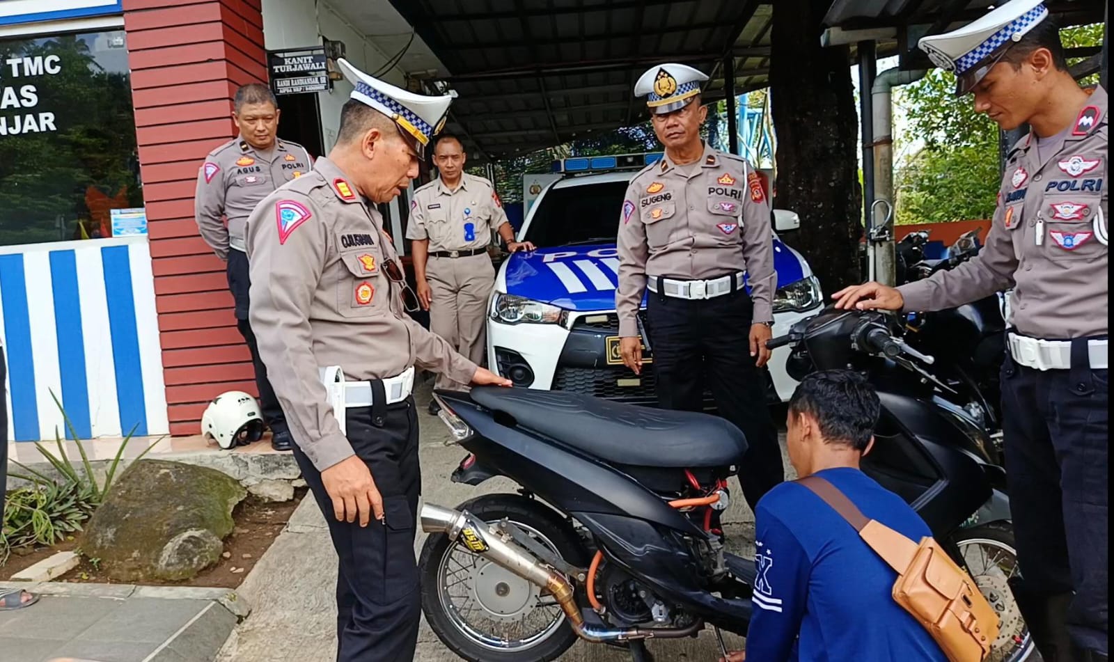 Meresahkan Warga Banjar, Polisi Razia Knalpot Brong! – jabarekspres.com
