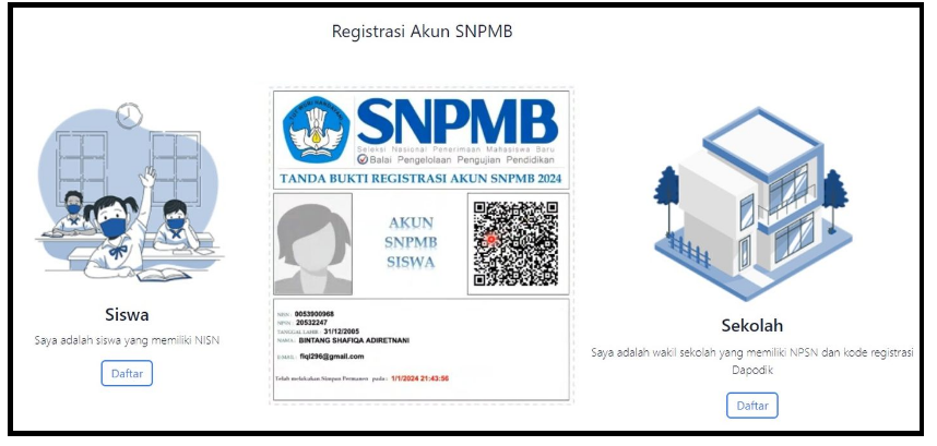 Cara Pendaftaran Registrasi Akun SNPMB Siswa 2024 – jabarekspres.com
