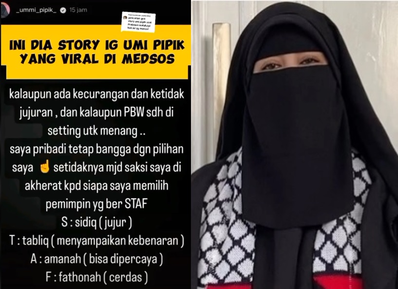 Postingan Umi Pipik VIRAL, Sebut Kemenangan PBW Settingan Hingga Bikin Warganet Gaduh ...