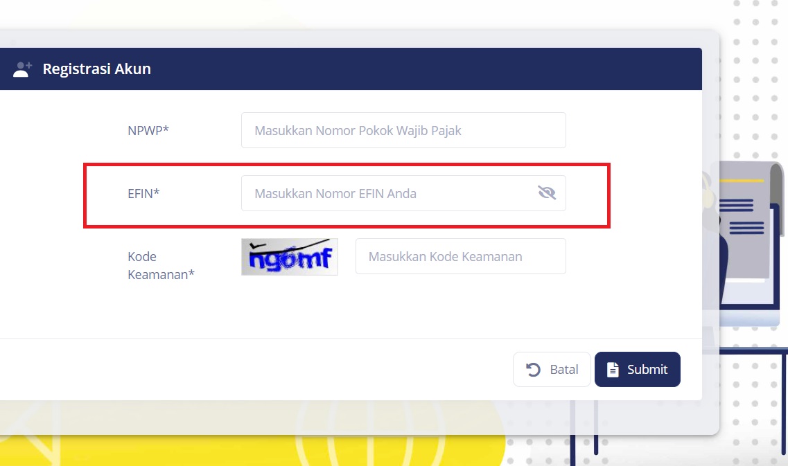 Bisakah Aktivasi Kode EFIN Online Lewat Email? Ini Informasinya ...