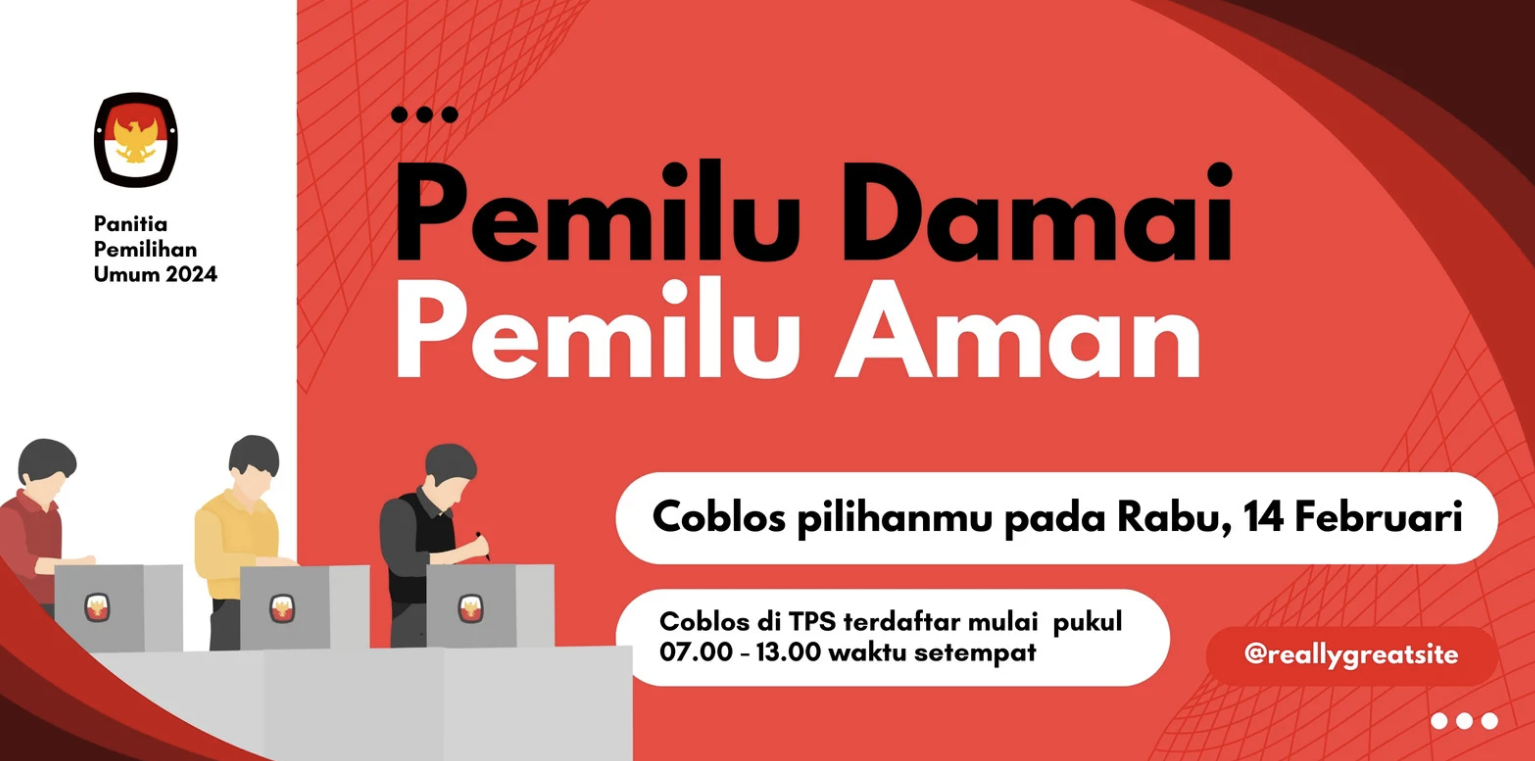 Klik Disini! Link Download Banner Pemilu 2024, Beserta Cara Cek Lokasi ...