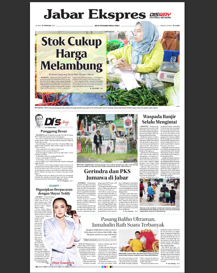Epaper Jabar Ekspres Edisi Selasa, 20 Februari 2024 – jabarekspres.com