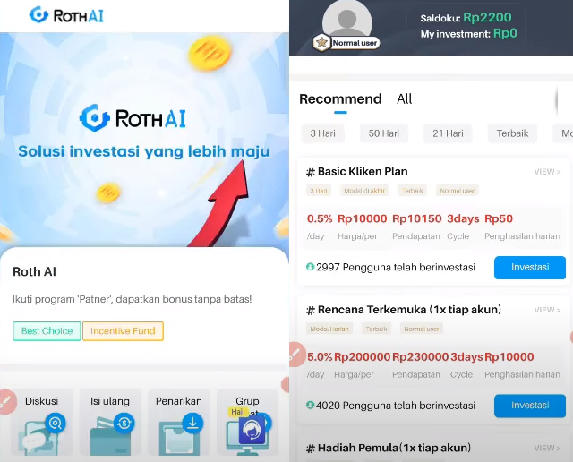 Terungkap! Apakah Aplikasi ROTH AI Masih Membayar? Ternyata Penipuan ...