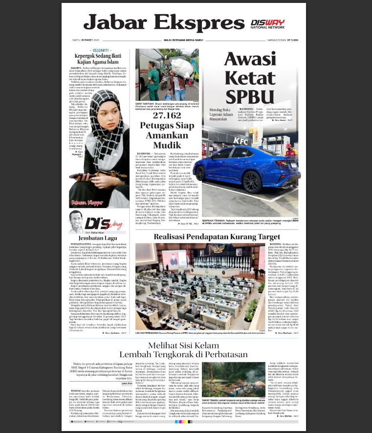 Epaper Jabar Ekspres Edisi Sabtu, 30 Maret 2024 – jabarekspres.com