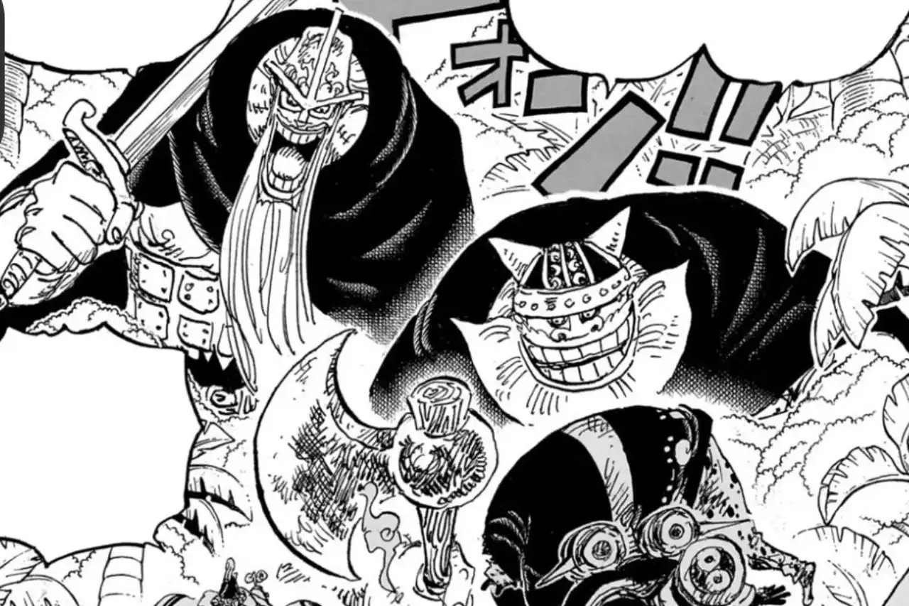 Spoiler One Piece 1111: Duo Raksasa Elbaf Keluarkan Senjata Legendaris ...