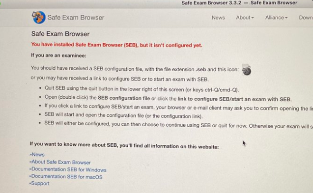 SEB Is Not Configured Usai Install untuk Tes Online BUMN, Ini Solusinya ...