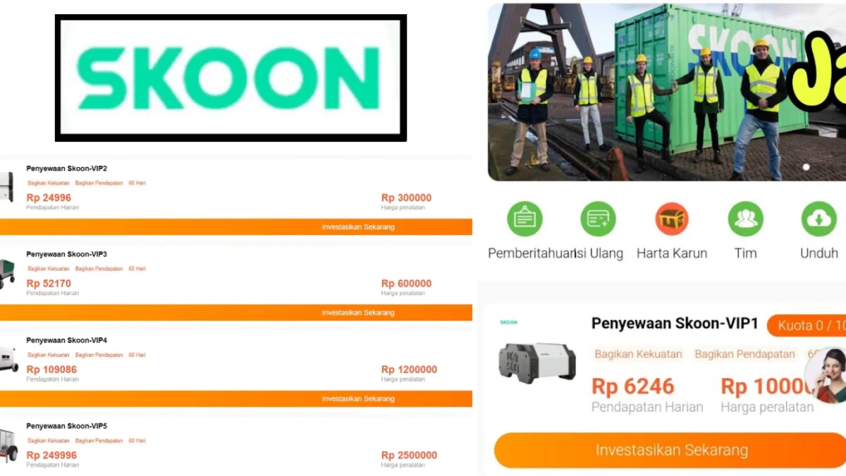 Cara kerja Investasi Aplikasi Skoon, Hati-Hati Aplikasi Penipuan! Cek ...
