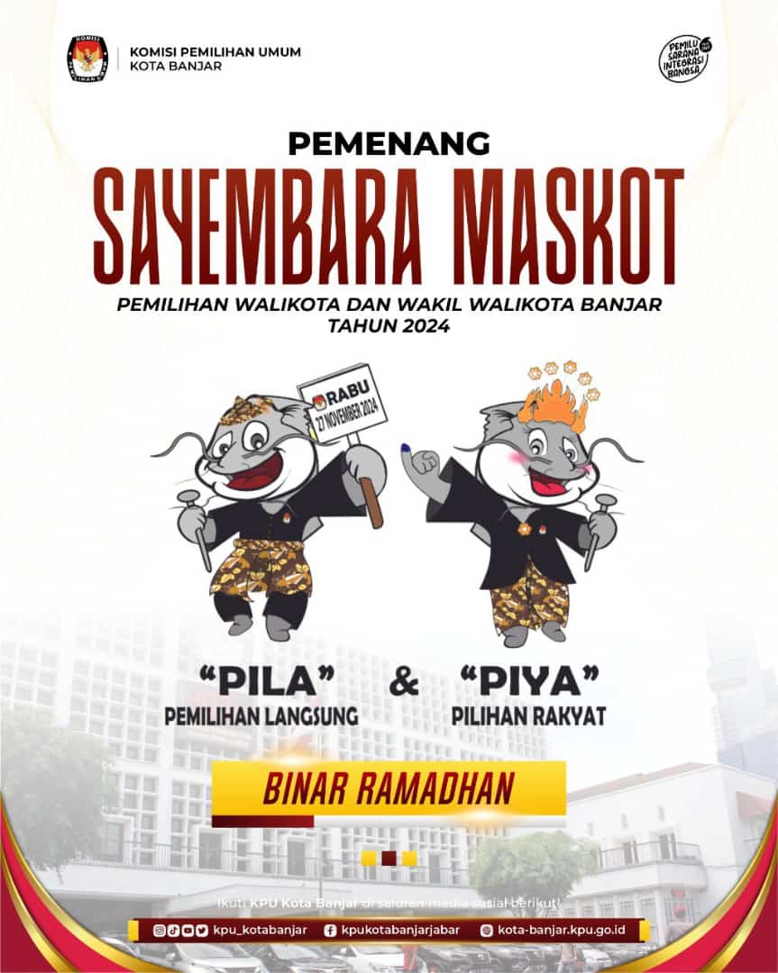 Resmi! Ini Maskot dan Jingle Pilkada Kota Banjar 2024 – jabarekspres.com