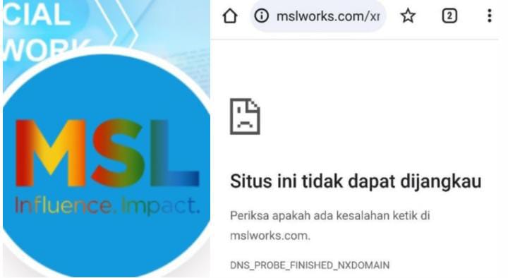 Anggota Panik, Website MSL Gak Bisa Diakses, Benarkan Sudah SCAM ...