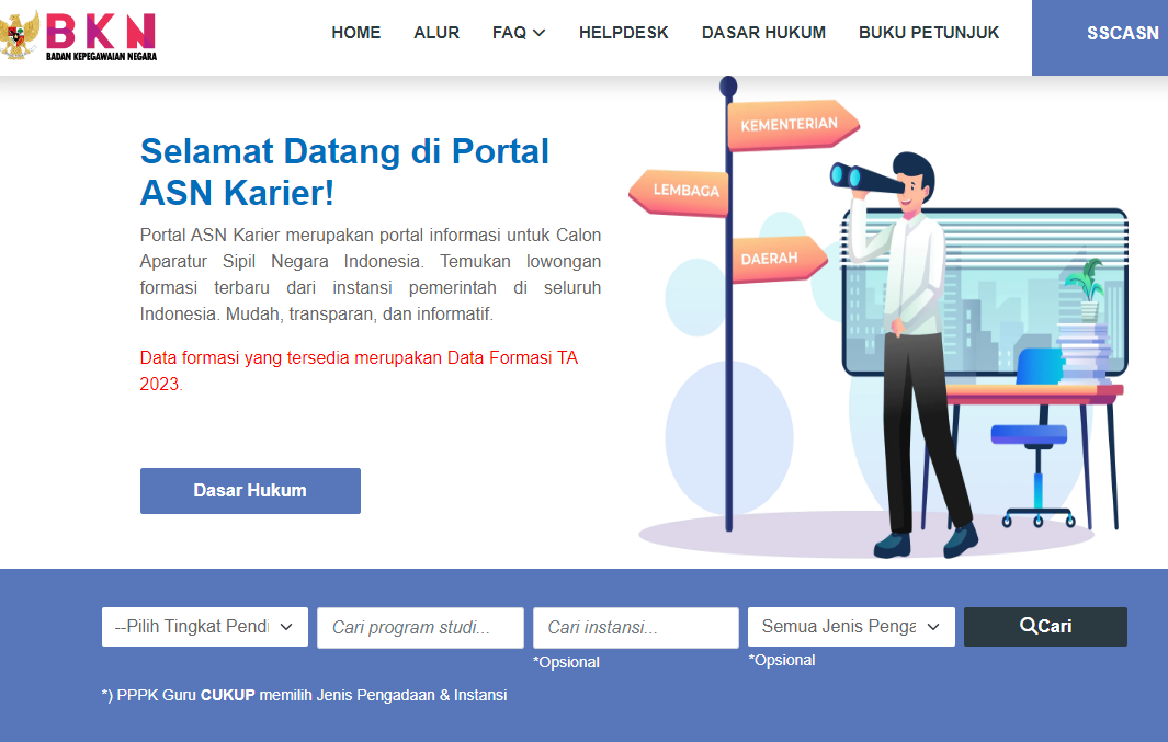 6 Langkah Cek Formasi CPNS 2024 Lulusan SMA-S1 via Web SSCASN – jabarekspres.com