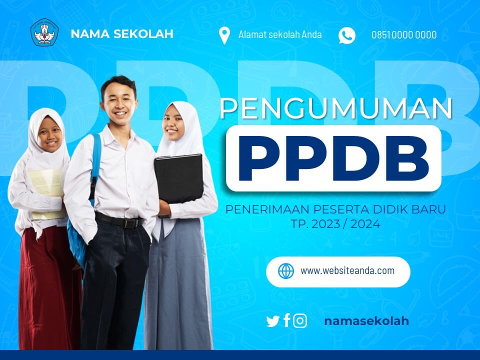 Cara Mudah Membuat Contoh Template PPDB 2024 yang Menarik, Download ...