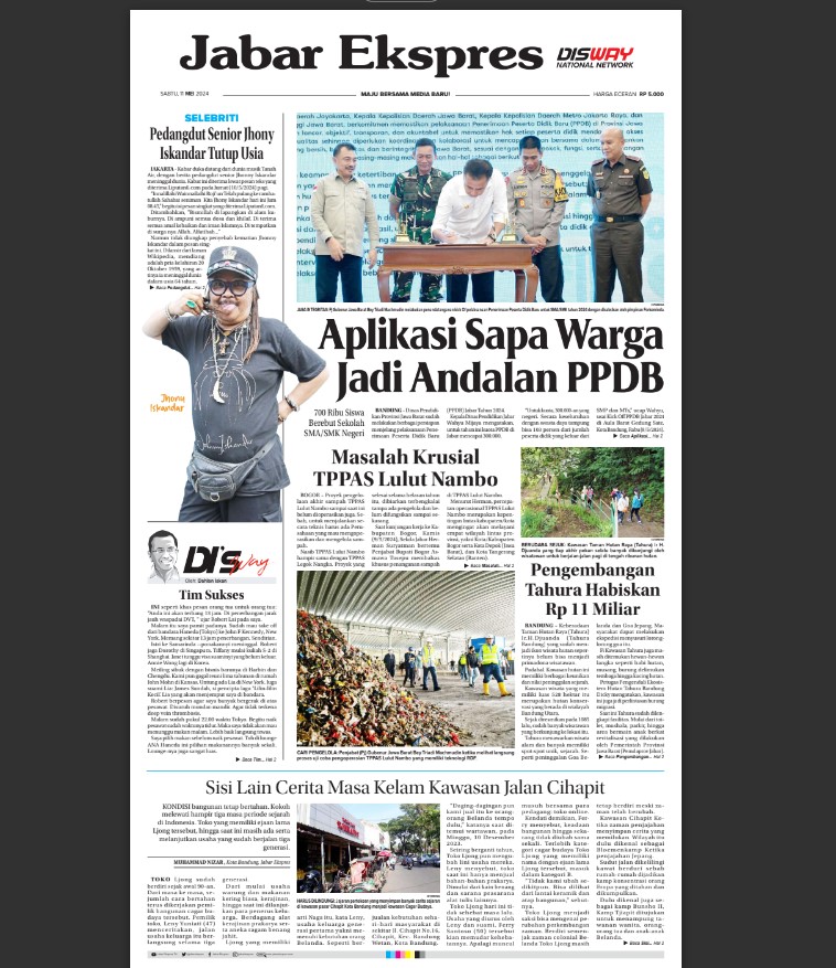 Epaper Jabar Ekspres Edisi Sabtu, 11 Mei 2024 – jabarekspres.com