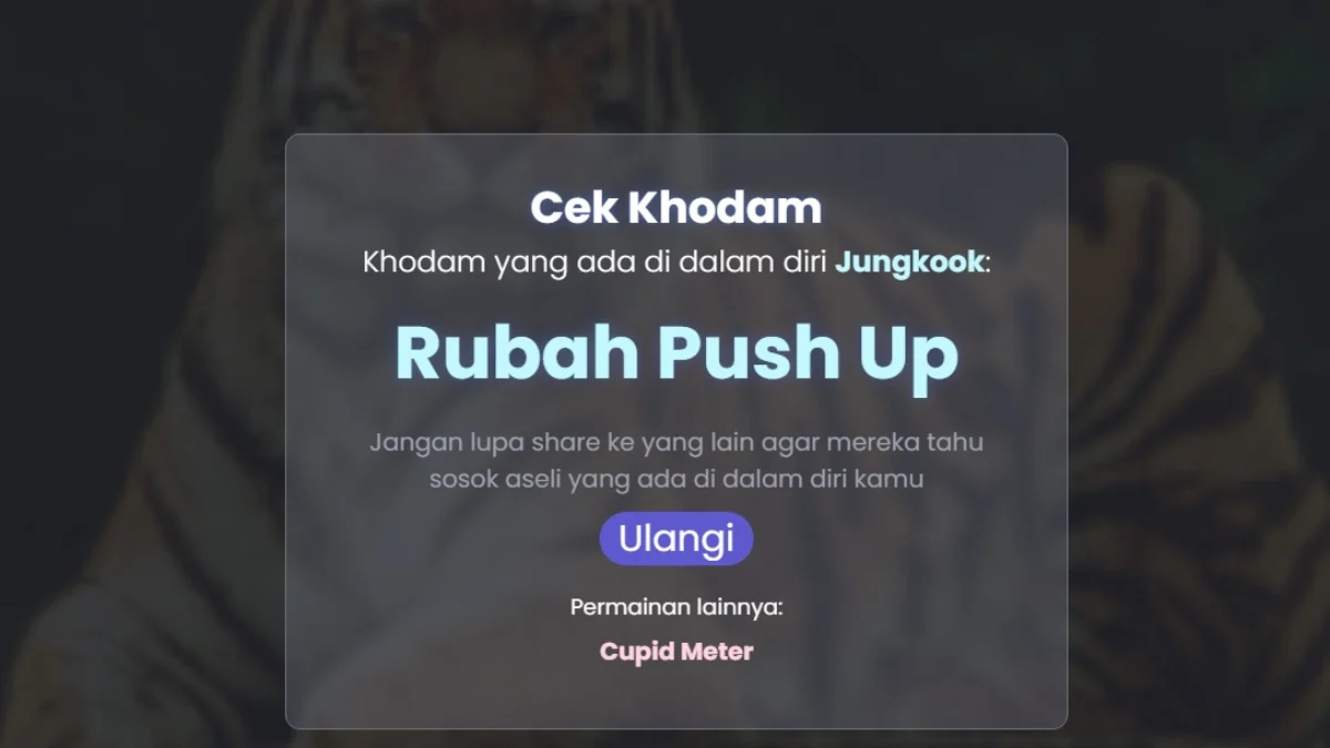VIRAL Link Cek Khodam Online, Cari Tahu Siapa Penjagamu Hanya dengan Masukan Nama – jabarekspres.com