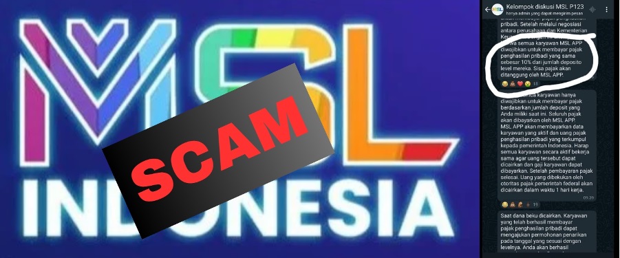 Update Terkini Aplikasi Penghasil Uang MSL, Anggota Diwajibkan Bayar Pajak Jika Ingin Bisa WD ...