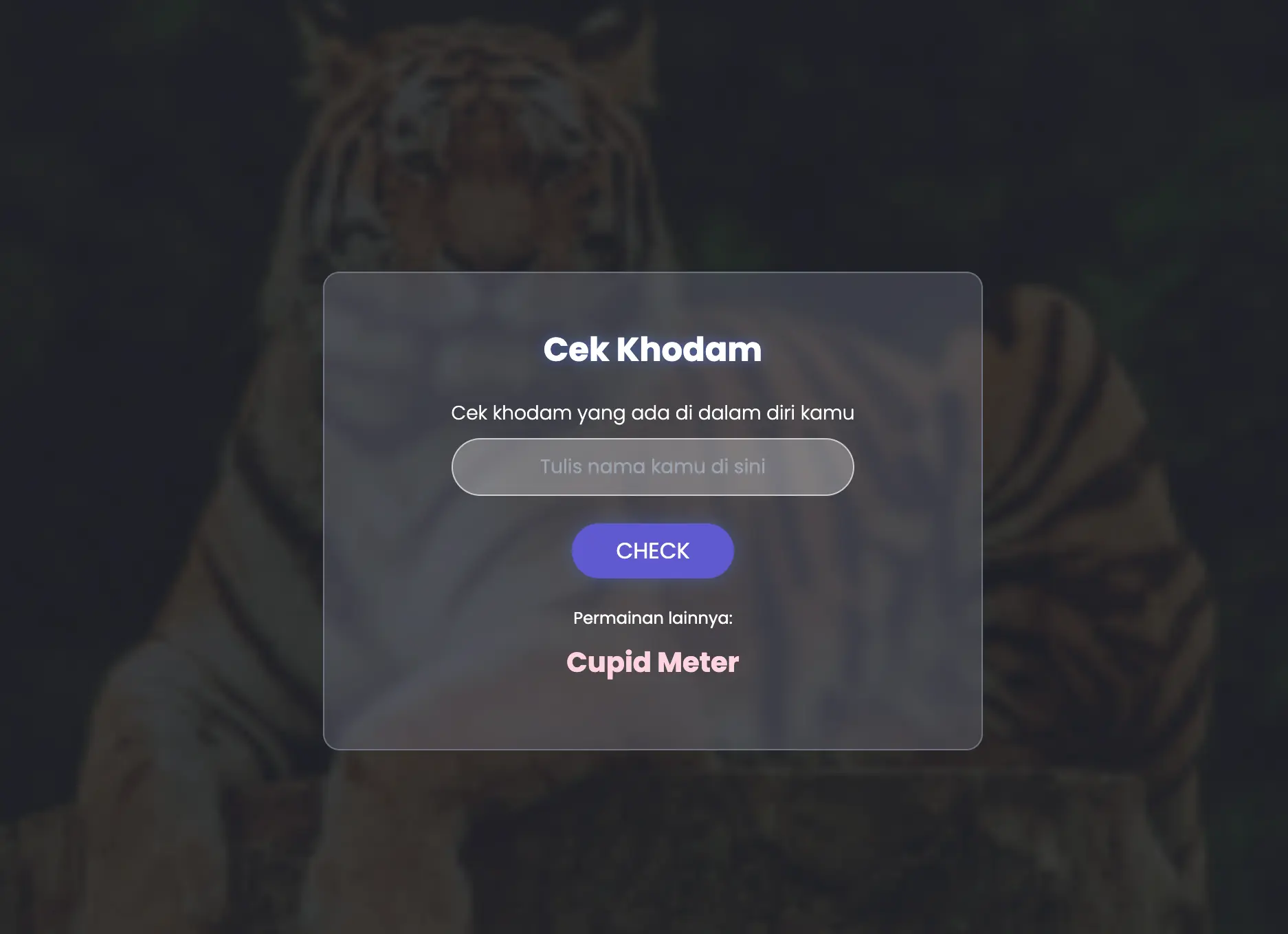 Tulis Namamu! Cek Khodam Online Game Viral Gratis, Ketahui Khodam Kamu – jabarekspres.com