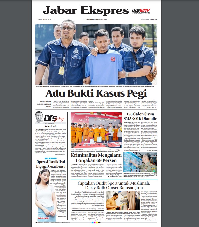 Epaper Jabar Ekspres Edisi Senin, 24 Juni 2024 – jabarekspres.com