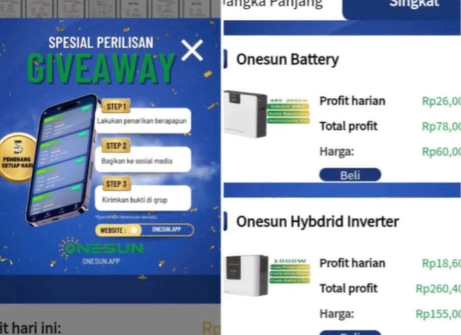 Apakah Aplikasi Onesun Penipuan atau Terbukti Membayar? Berikut Ini Jawabannya – jabarekspres.com