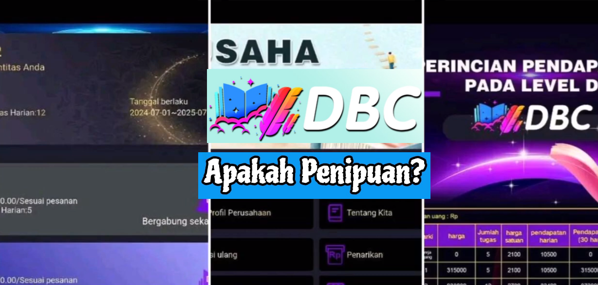 Fakta di Balik Aplikasi Penghasil Uang DBC, Apakah Aman atau Scam? – jabarekspres.com