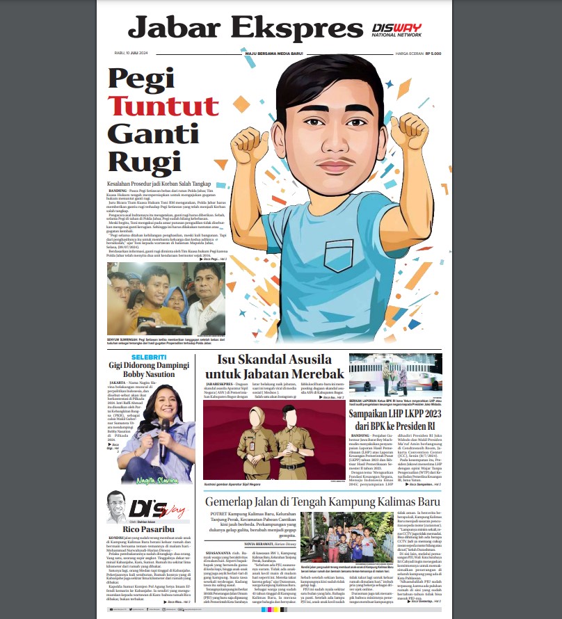 Epaper Jabar Ekspres Edisi Rabu, 10 Juli 2024 – jabarekspres.com