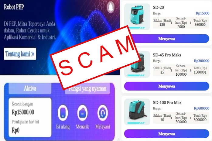Hari ini FIX SCAM, Aplikasi Robot PEP Akhirnya Terbukti Melakukan ...