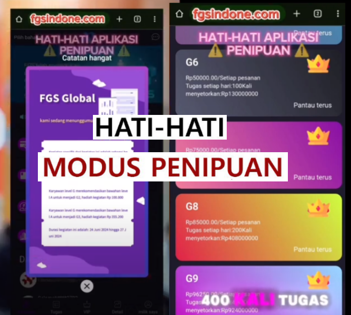 KABAR TERBARU! Aplikasi FGS Global, Benarkah Penghasil Uang atau Scam Penipuan? – jabarekspres.com
