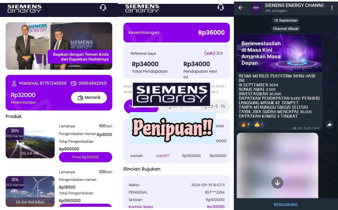 Siemens Energy Aplikasi Penghasil Uang Apakah Aman atau Scam Penipuan ...