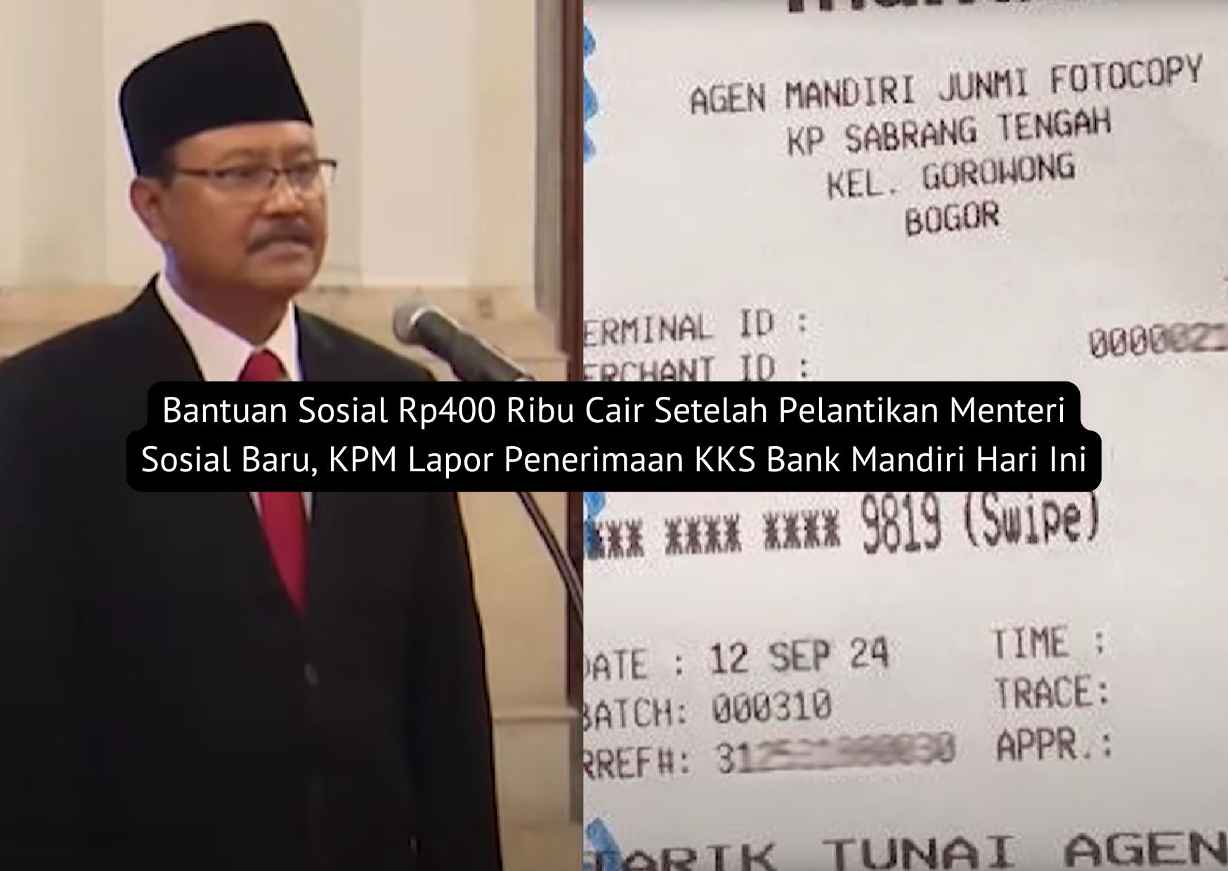 Bantuan Sosial Rp400 Ribu Cair Setelah Pelantikan Menteri Sosial Baru ...