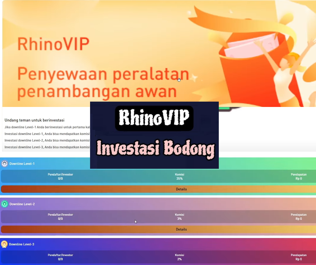 Apakah Benar Aplikasi Rhino VIP Investasi Bodong? Ini Faktanya – jabarekspres.com