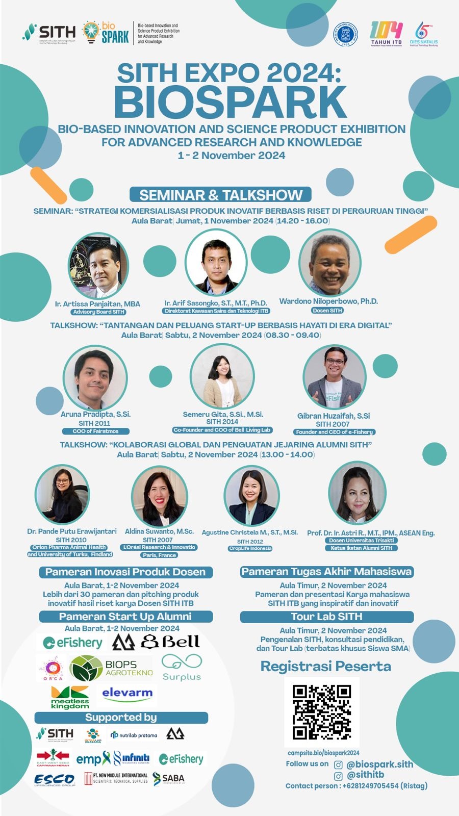 Pekan Depan, SITH ITB akan Adakan Pameran Inovasi Berbasis Hayati dan Riset Perdana di Indonesia ...