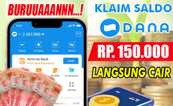 Saldo DANA Gratis dari Hamba Allah Klaim Segera Lewat Link Dana Kaget 9 Oktober 2024, Total ...