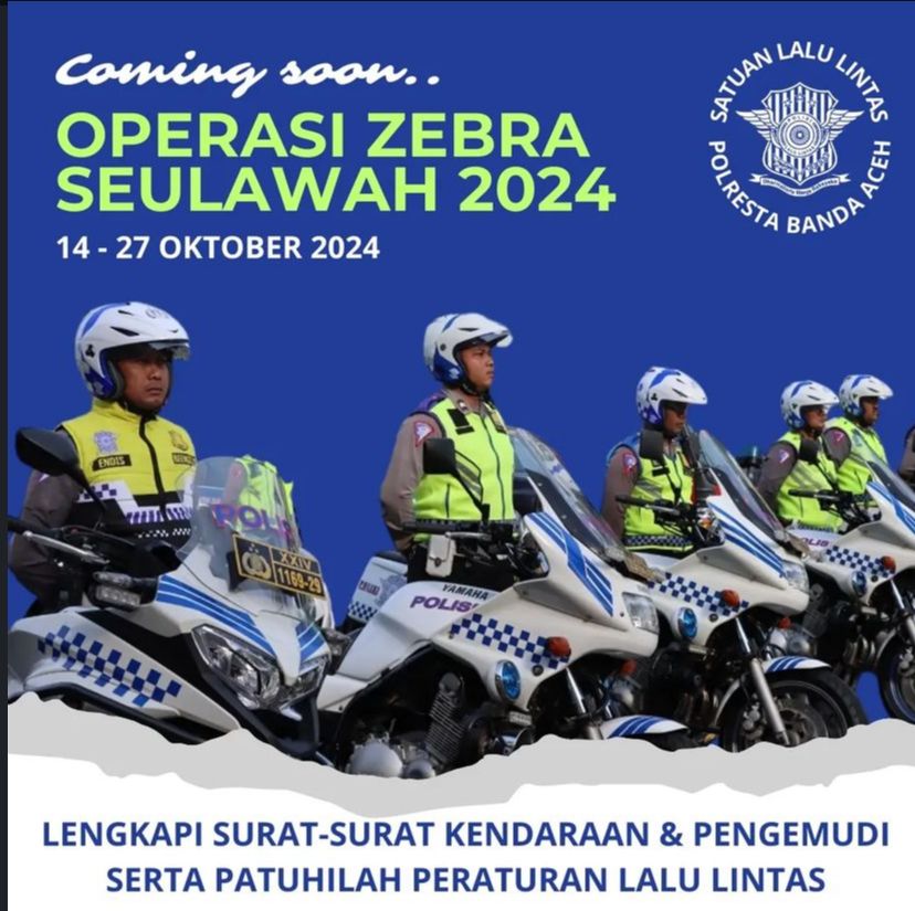 15+ Pelanggaran Operasi Zebra Seulawah 2024 di Wilayah Banda Aceh – jabarekspres.com