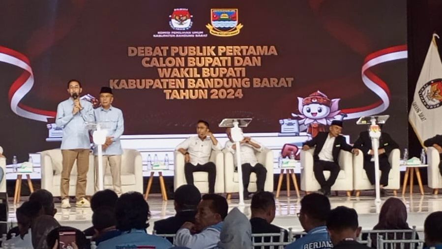 KPU Bandung Barat Gelar Debat Publik Perdana, Kemiskinan, SDM hingga Pariwisata Dibahas ...