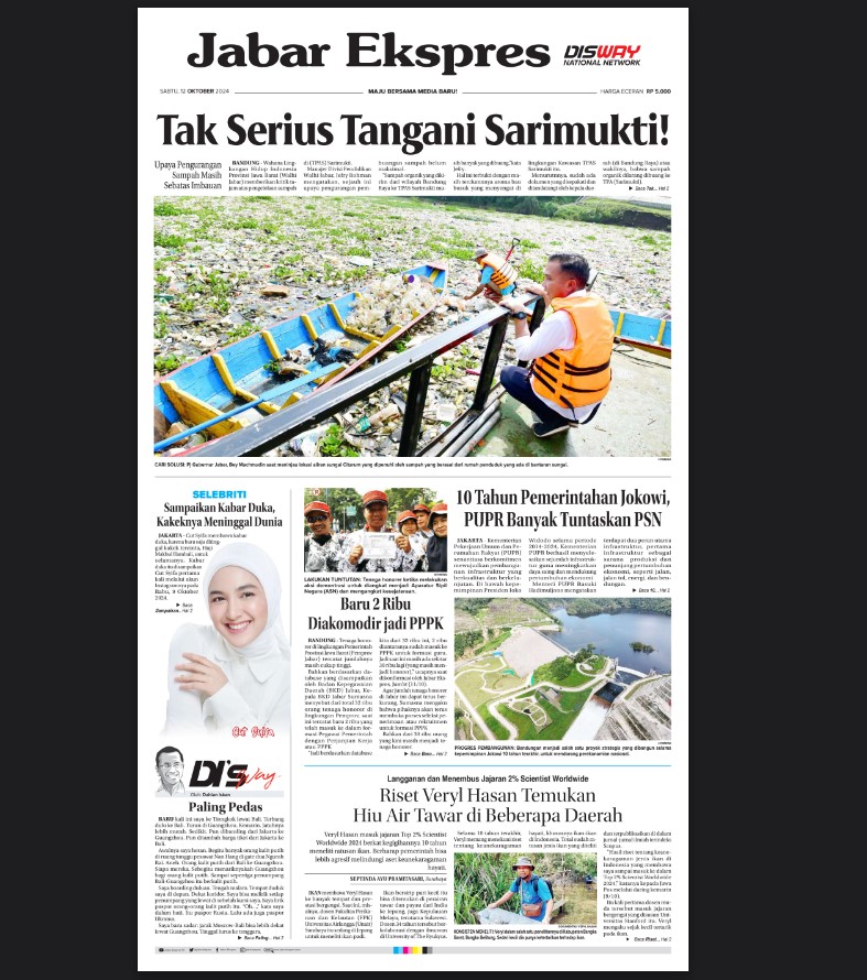 Epaper Jabar Ekspres Edisi Sabtu, 12 Oktober 2024 – jabarekspres.com
