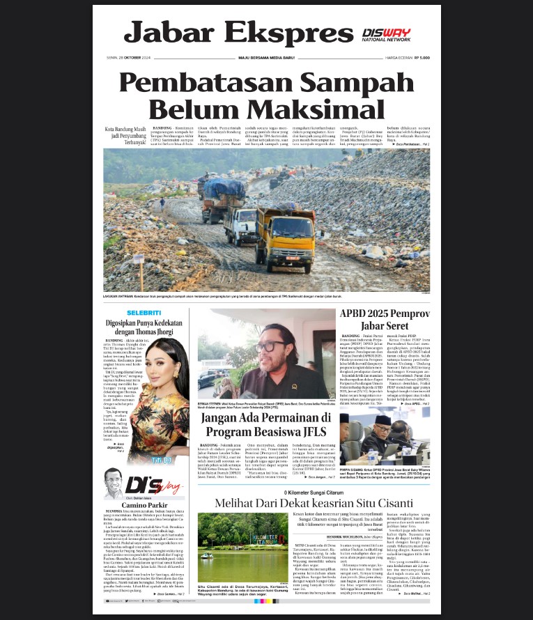 Epaper Jabar Ekspres Edisi Senin, 28 Oktober 2024 – jabarekspres.com