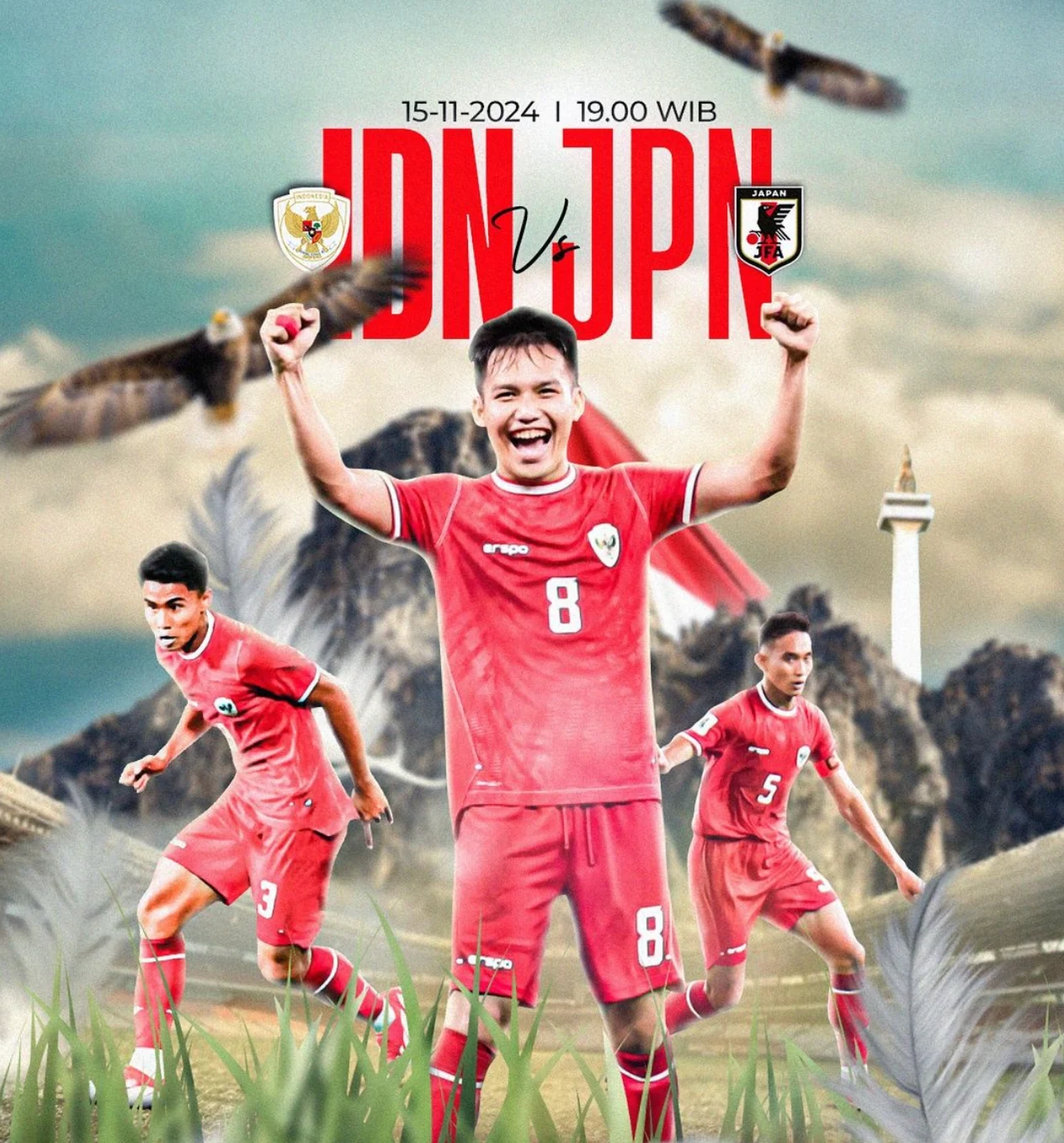 LINK Live Streaming Pertandingan Timnas Indonesia Vs Jepang, Klik ...