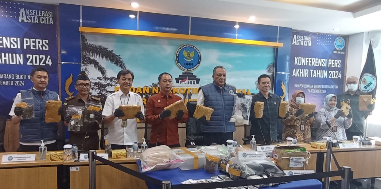 BNNP Jabar Ungkap 33 Kasus Peredaran Narkotika Sepanjang 2024 ...