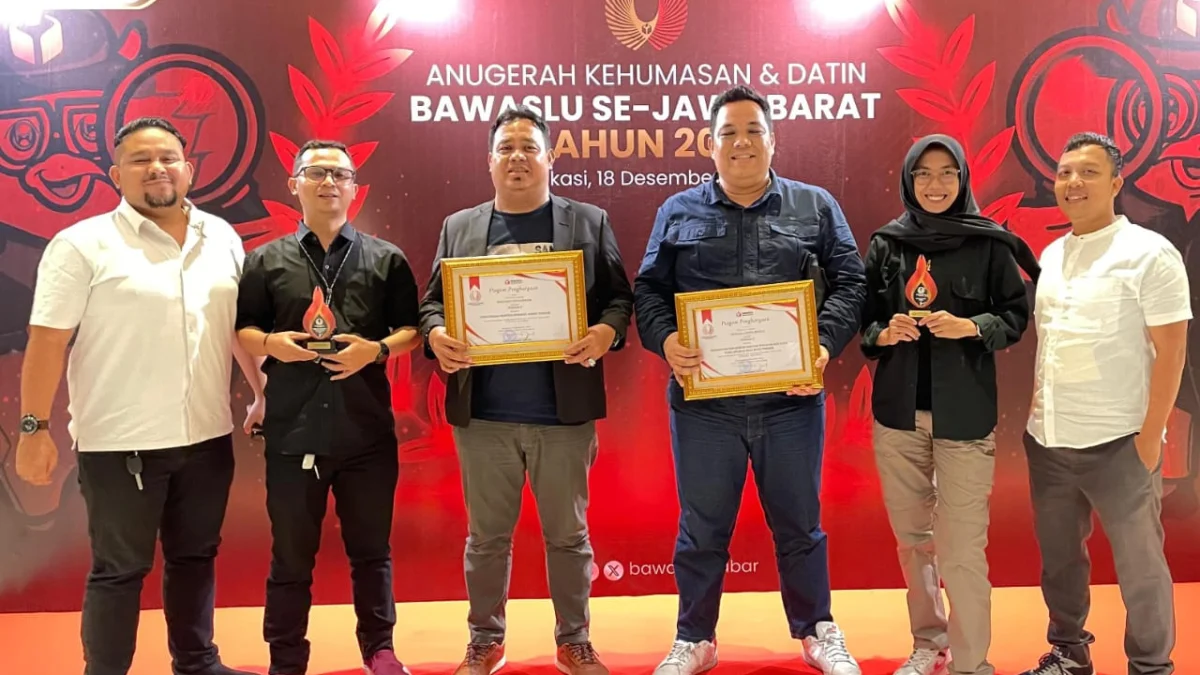 Bawaslu Kota Bogor Raih Dua Penghargaan pada Anugerah Kehumasan dan Datin Bawaslu Se-Jawa Barat ...