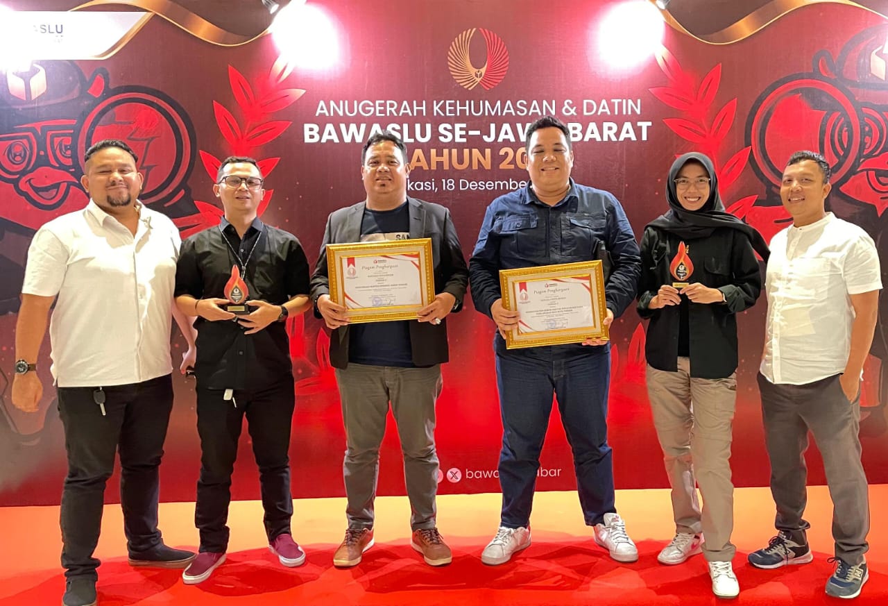 Bawaslu Kota Bogor Raih Dua Penghargaan pada Anugerah Kehumasan dan Datin Bawaslu Se-Jawa Barat ...