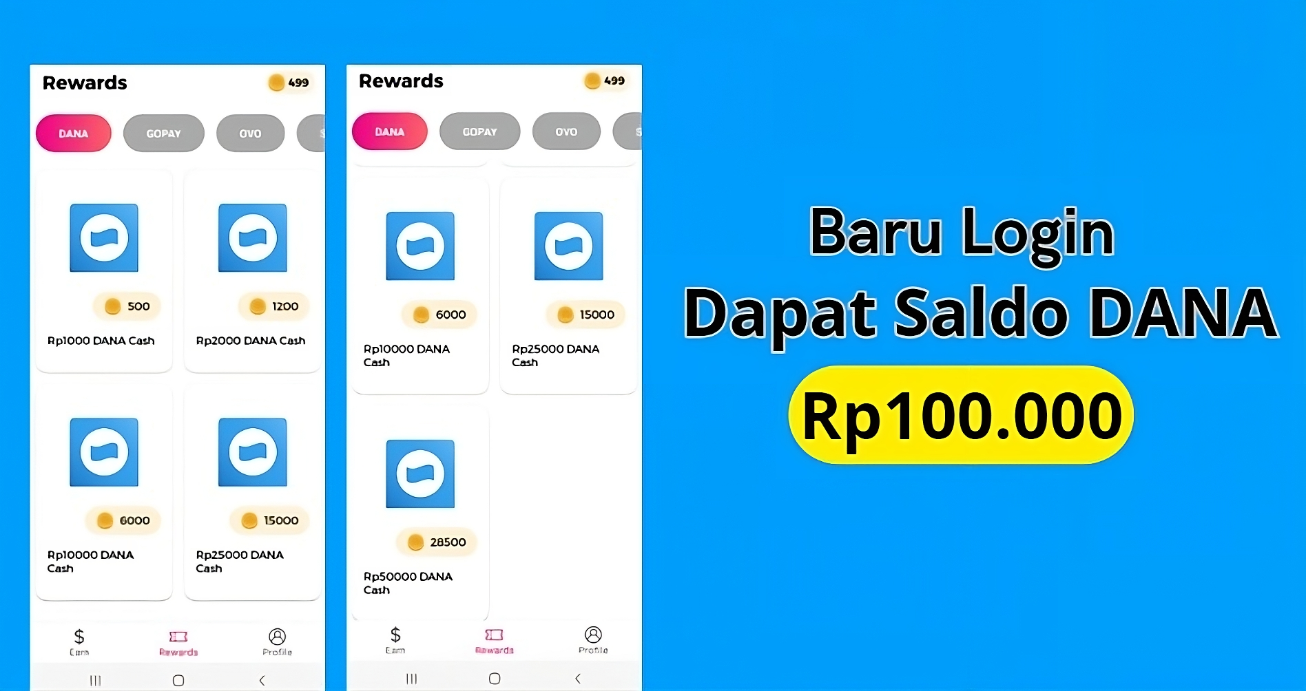 Baru Login Dapat Saldo DANA Gratis Rp100.000 Langsung Cair – jabarekspres.com