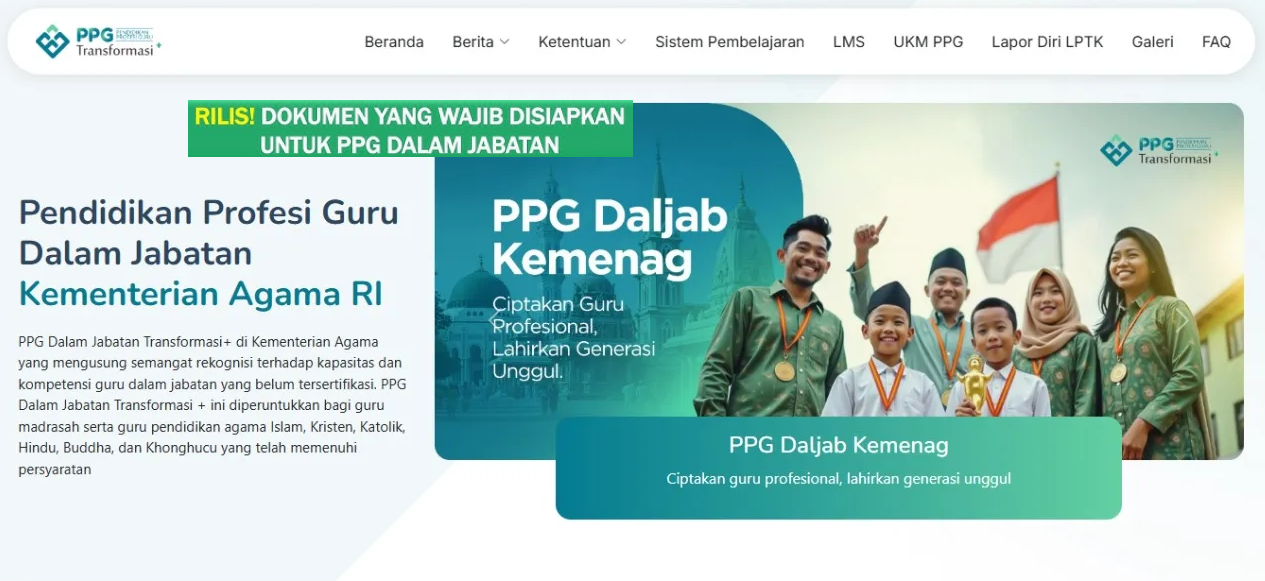 Dokumen RPL yang Wajib Disiapkan PPG Kemenag 2025 – jabarekspres.com