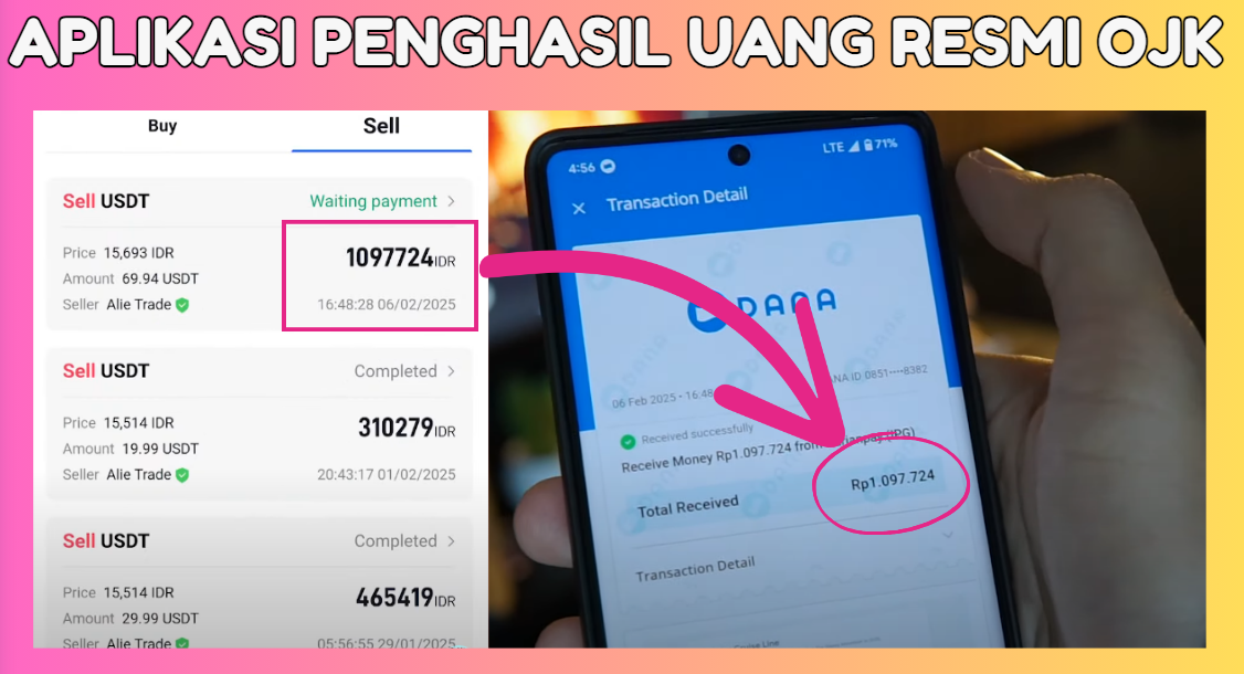 Ada di Play Store, ini Aplikasi Penghasil Uang Resmi OJK 2025 Membayar hingga Rp1 Juta Per ...