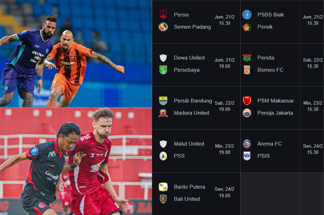 Jadwal Pekan Ke-24 BRI Liga 1 2024/2025, Catat Tanggalnya! – jabarekspres.com