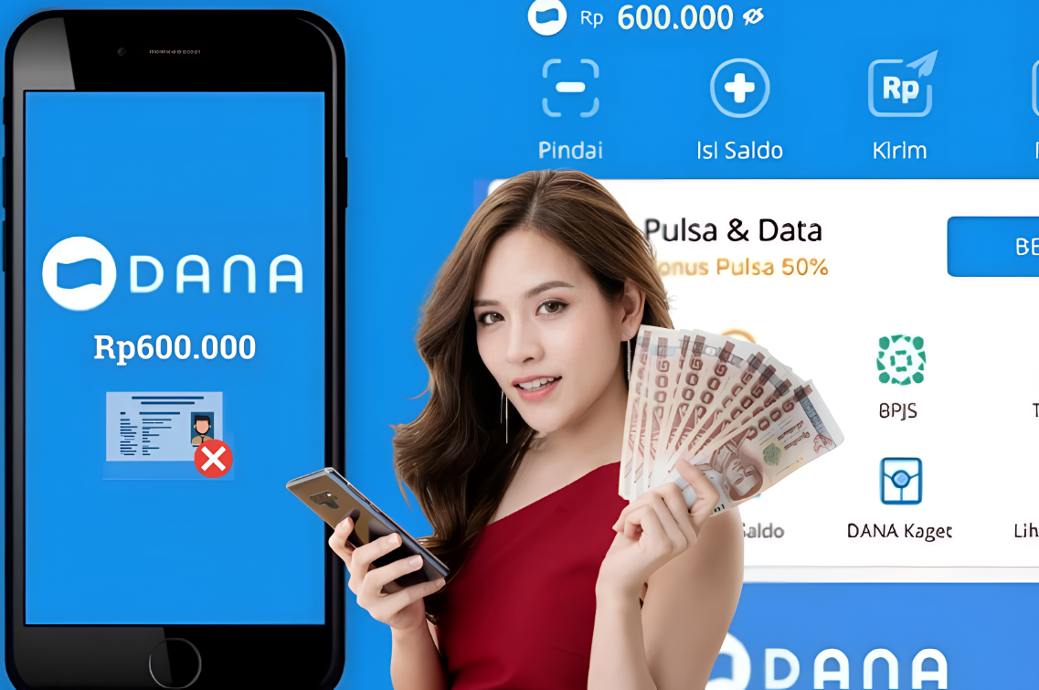 Cara Pinjam Saldo Dana Rp600.000 Pakai Aplikasi DANA, Limit Besar Cair ...