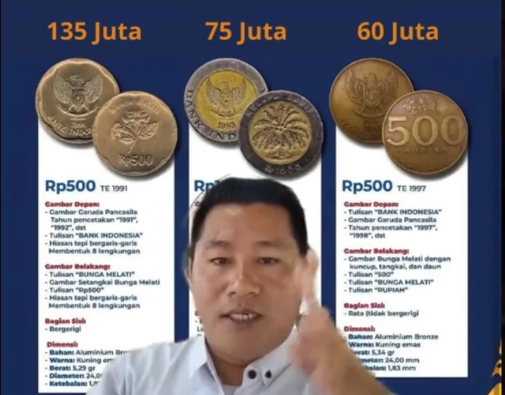 Benarkah Uang Koin kuno 500 Bunga Melati Bisa Laku Hingga Rp135 Juta? – jabarekspres.com